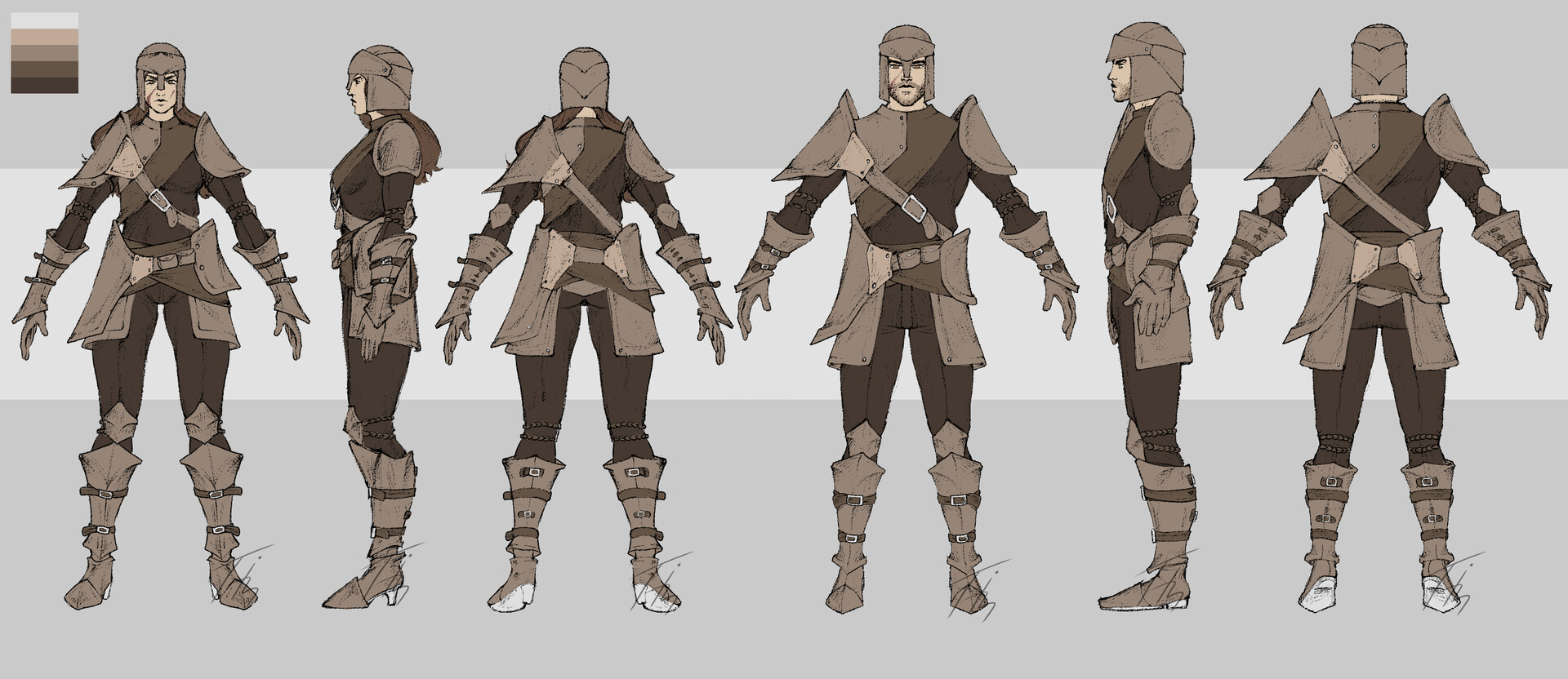 Warrior Armor Concept Art