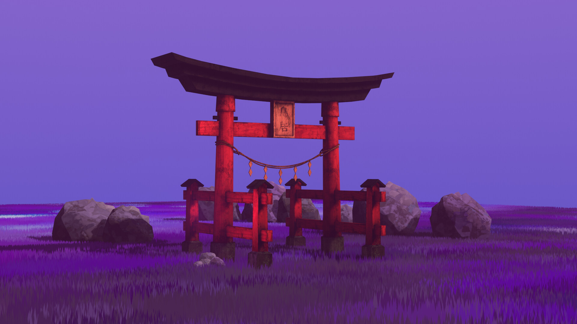 ArtStation - Japanese torii gate