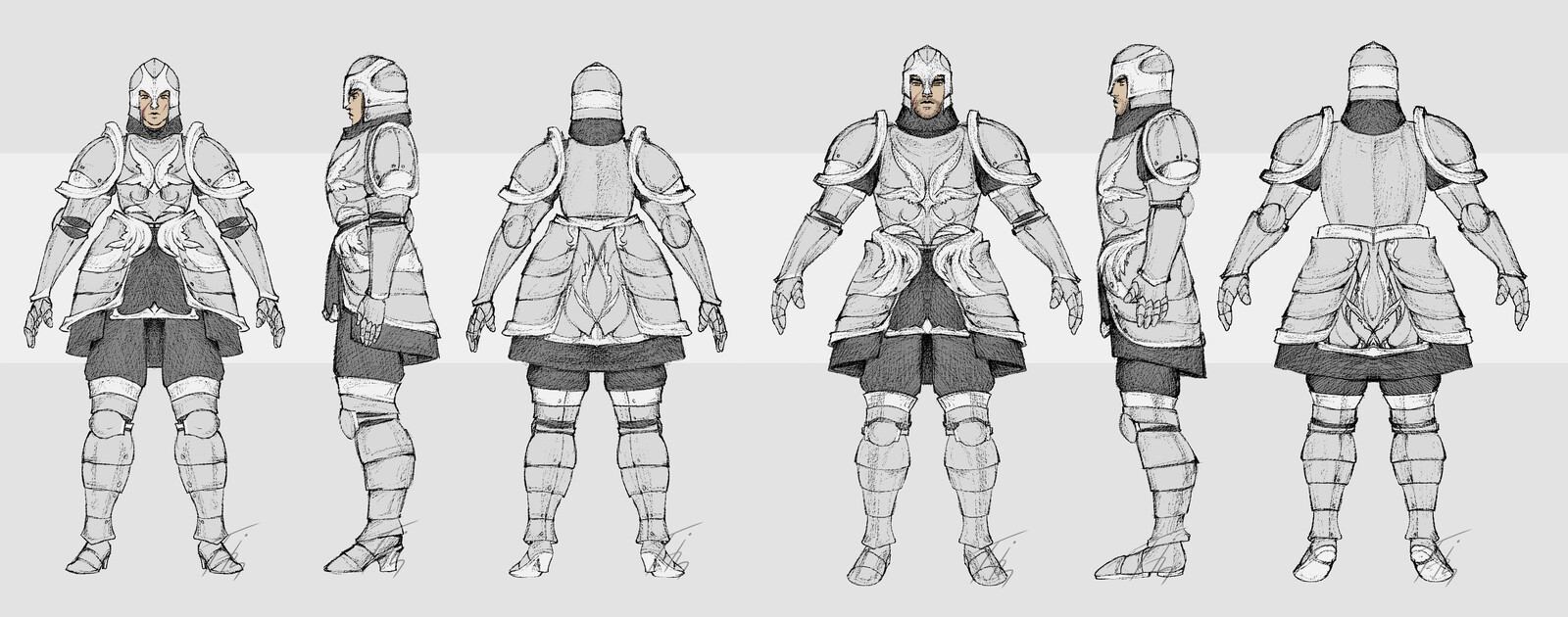 Timea Pap - Plate armor - Concept art