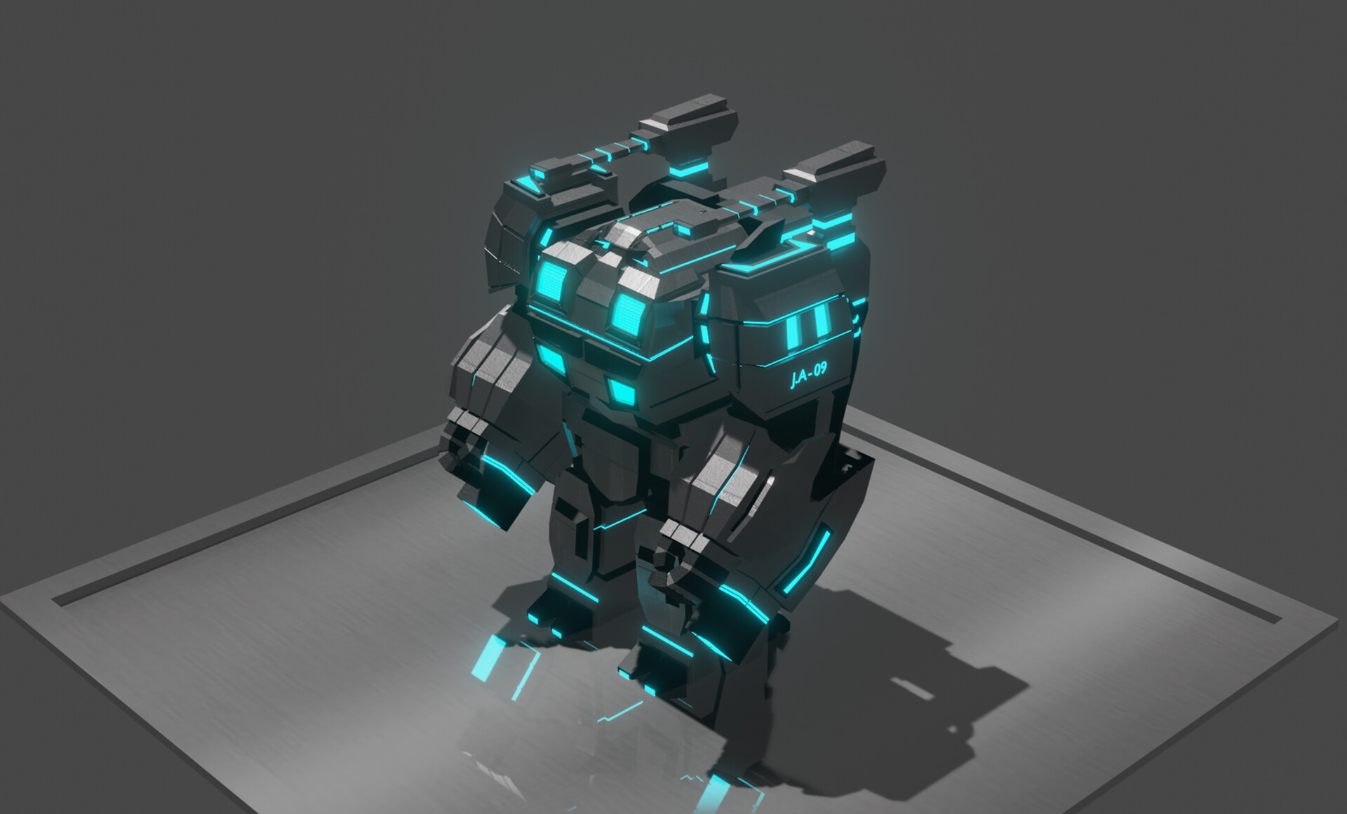 ArtStation - Simple 3D Mecha