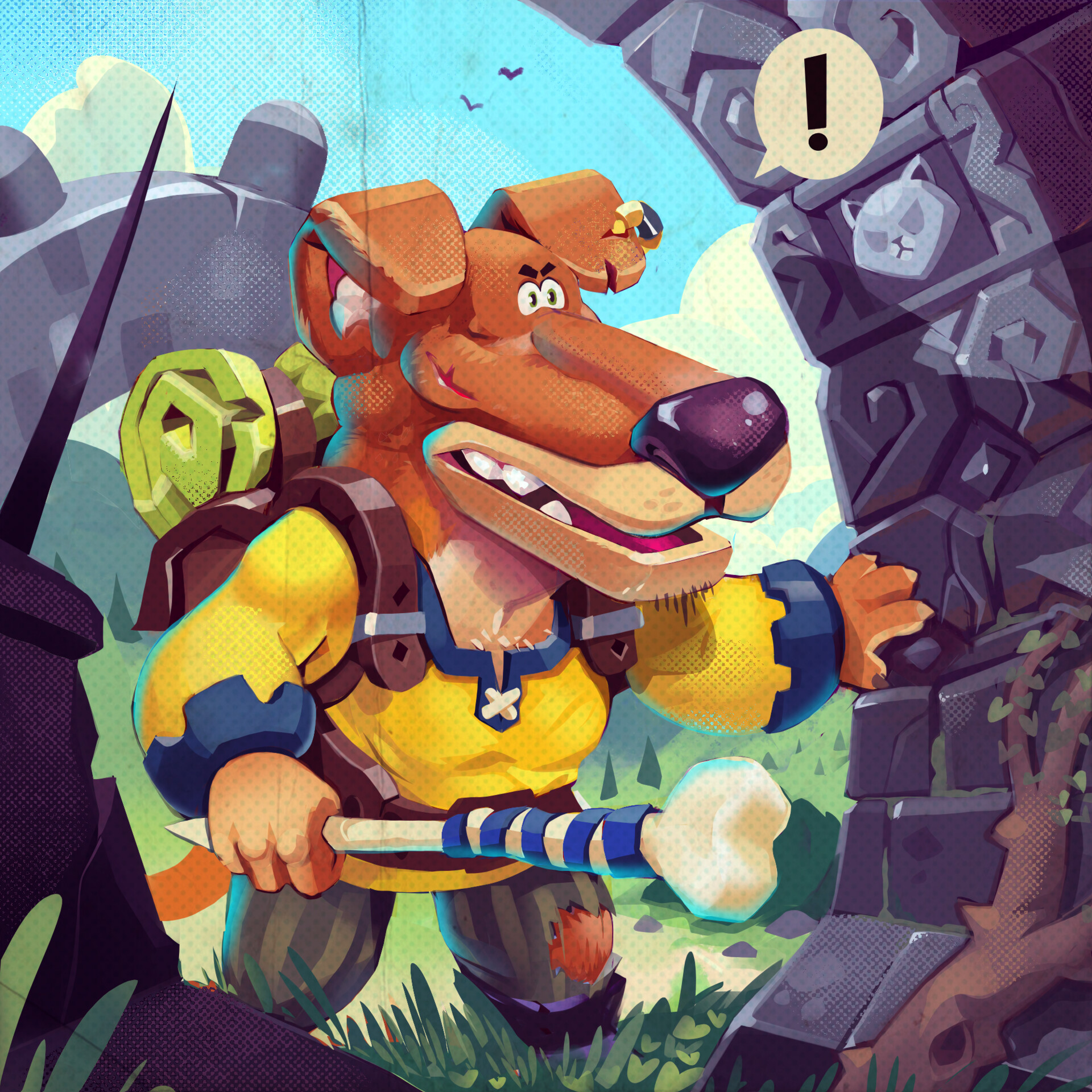 ArtStation - dog adventurer