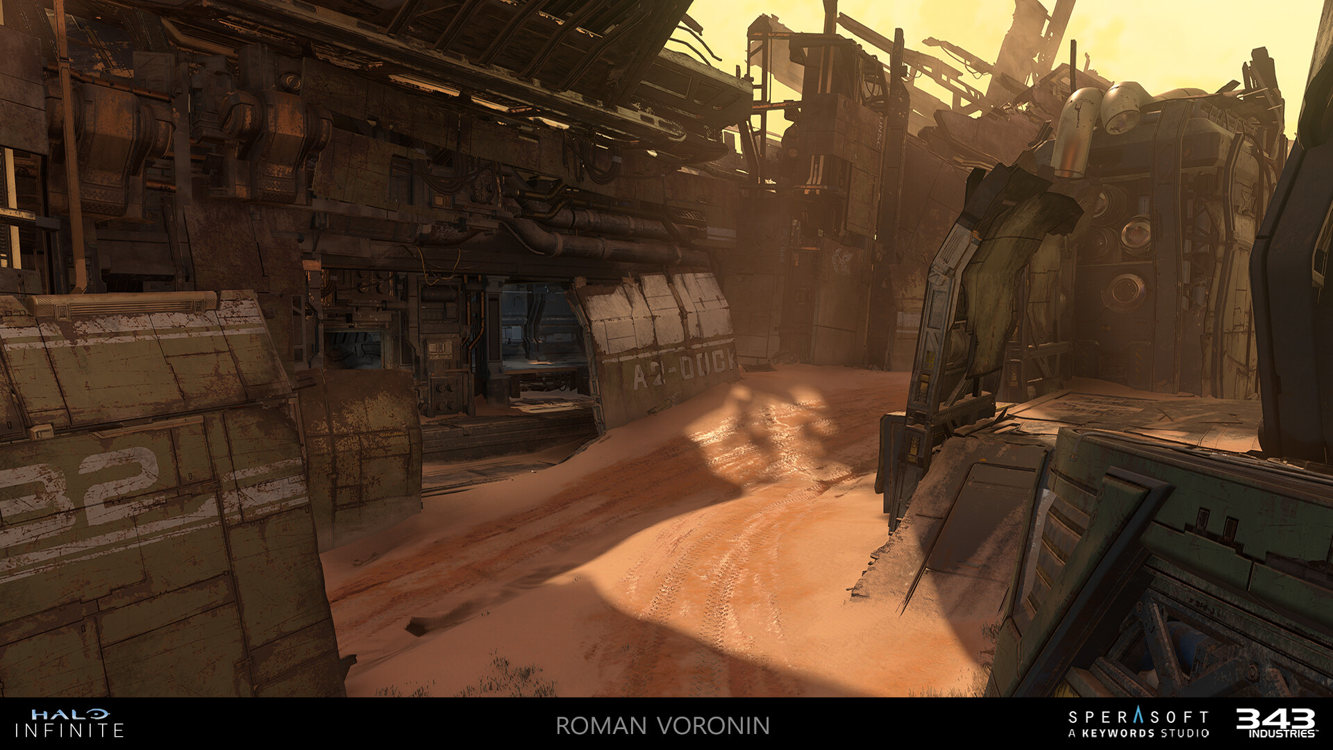 Roma Voronin - Halo Infinite - "Breaker" map lighting