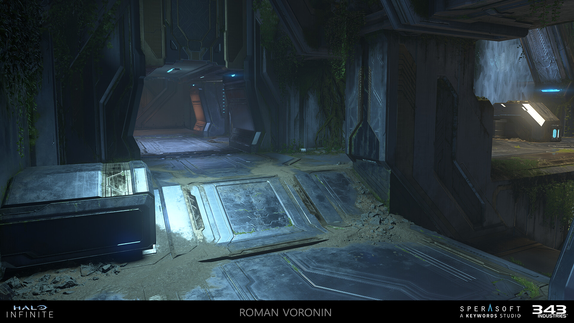 Roma Voronin - Halo Infinite - "Catalyst" map lighting