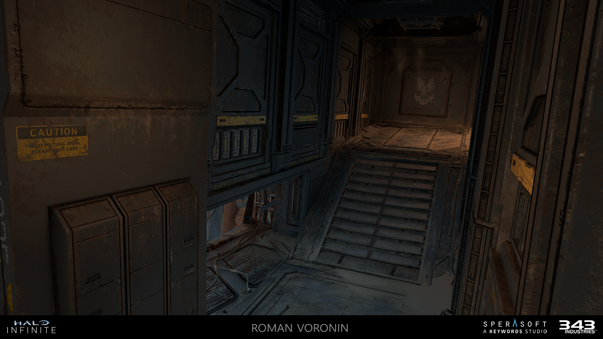 Roma Voronin - Halo Infinite - "Breaker" map lighting