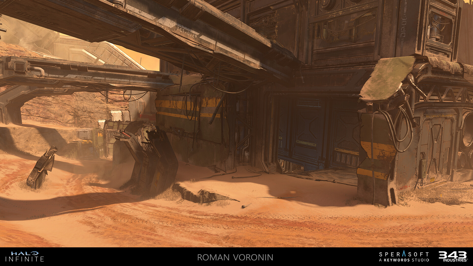 Roma Voronin - Halo Infinite - "Breaker" map lighting