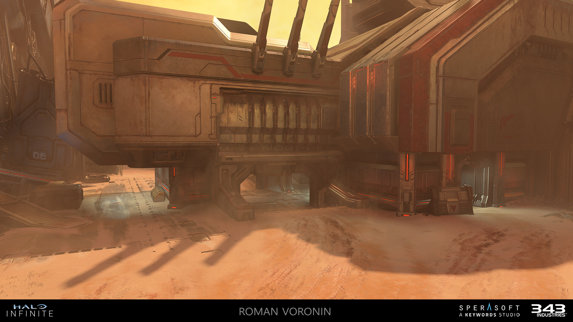 Roma Voronin - Halo Infinite - "Breaker" map lighting