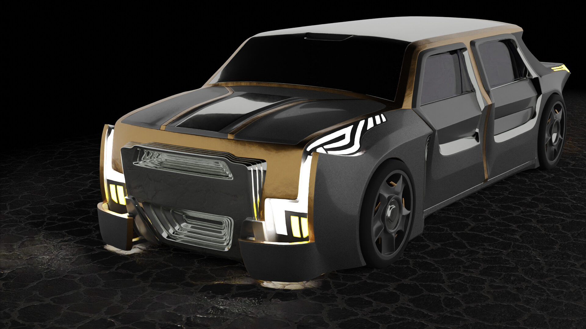 ArtStation - Concept cyber car