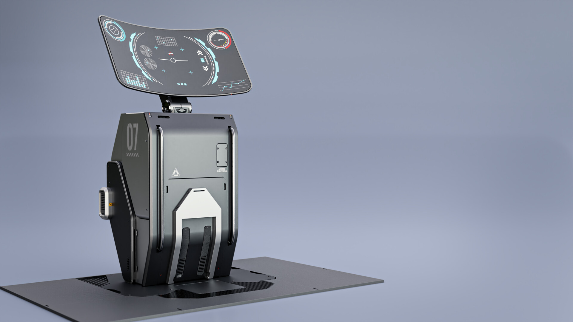 ArtStation - Sci Fi Terminal