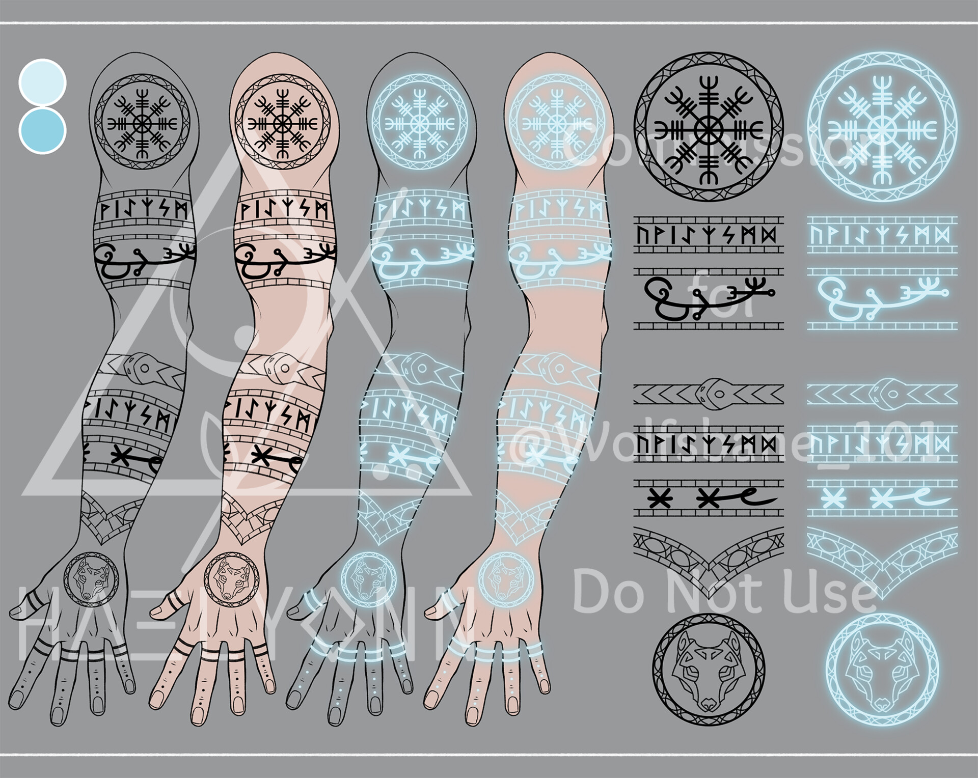 ArtStation - Tattoo Design Commission