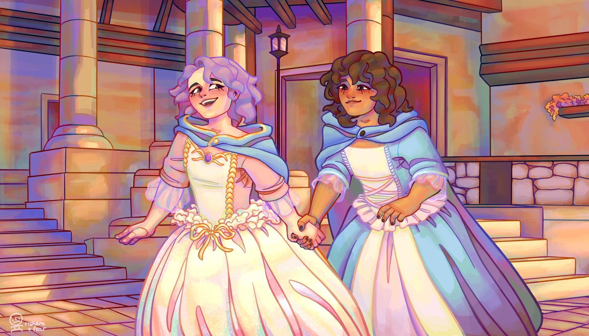 ArtStation - Stroll Through the Town