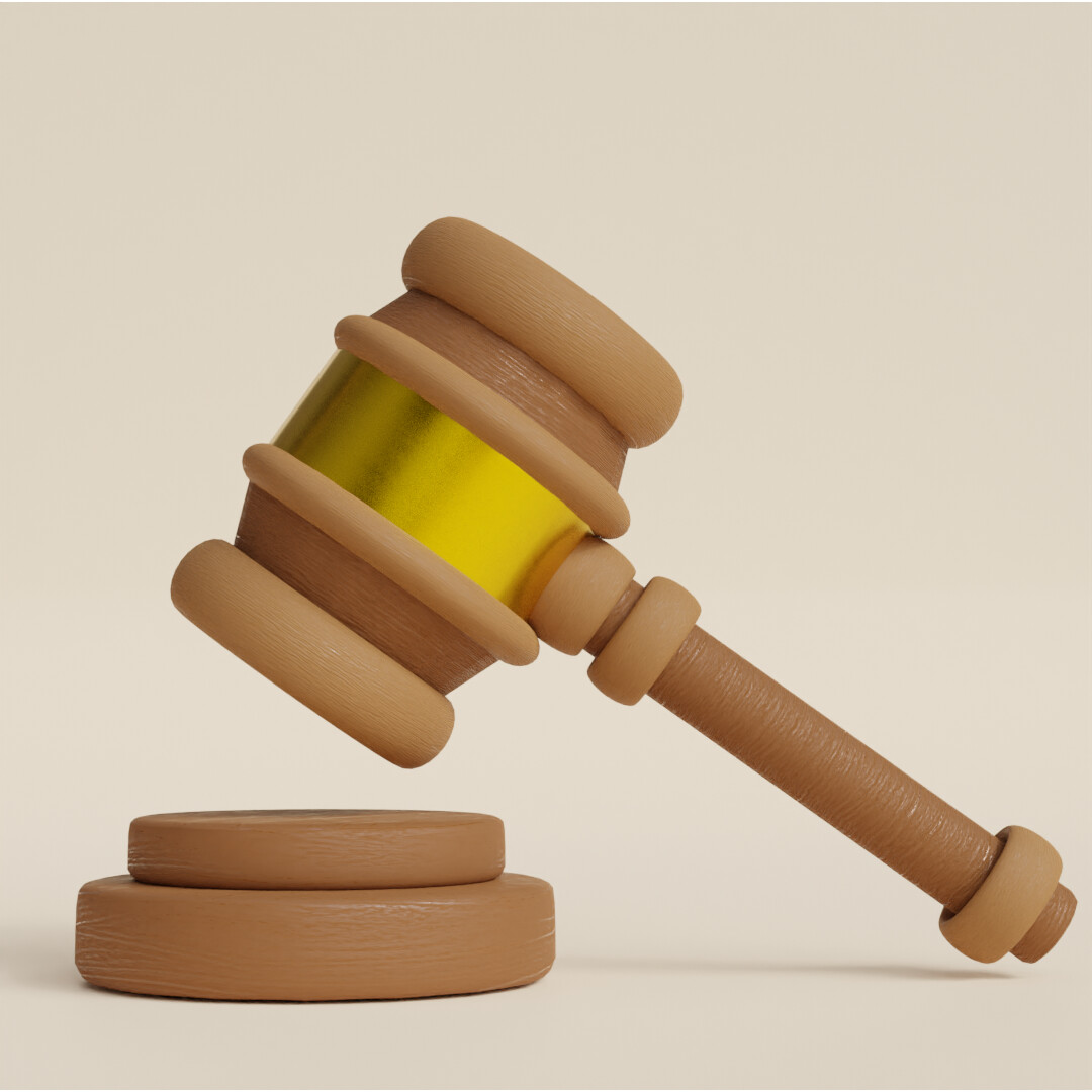 ArtStation - 3d Icon | A Gavel