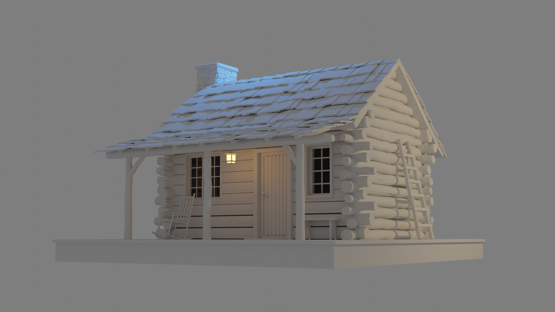Anna Pszonka - Low poly wooden cottage