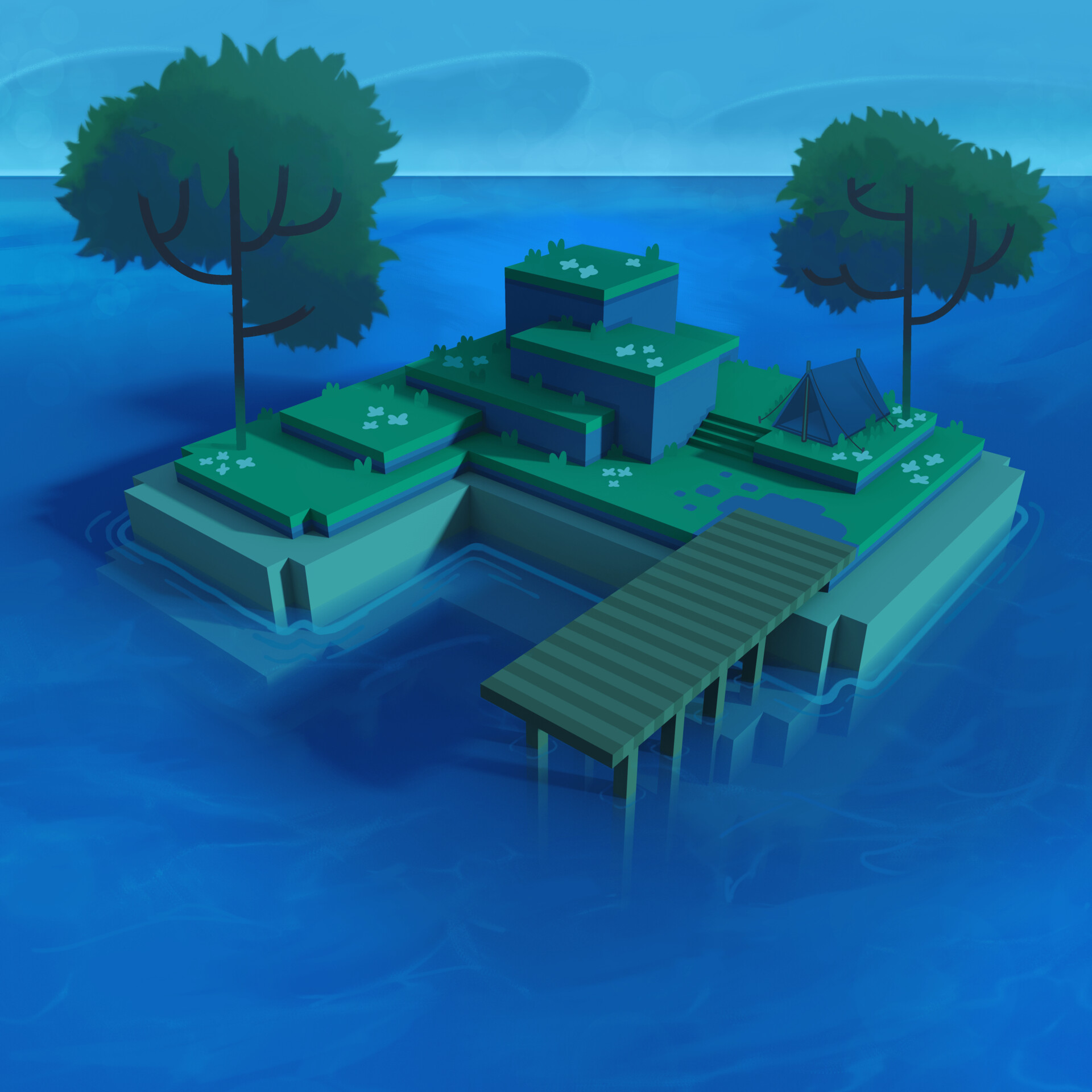 ArtStation - Island Getaway