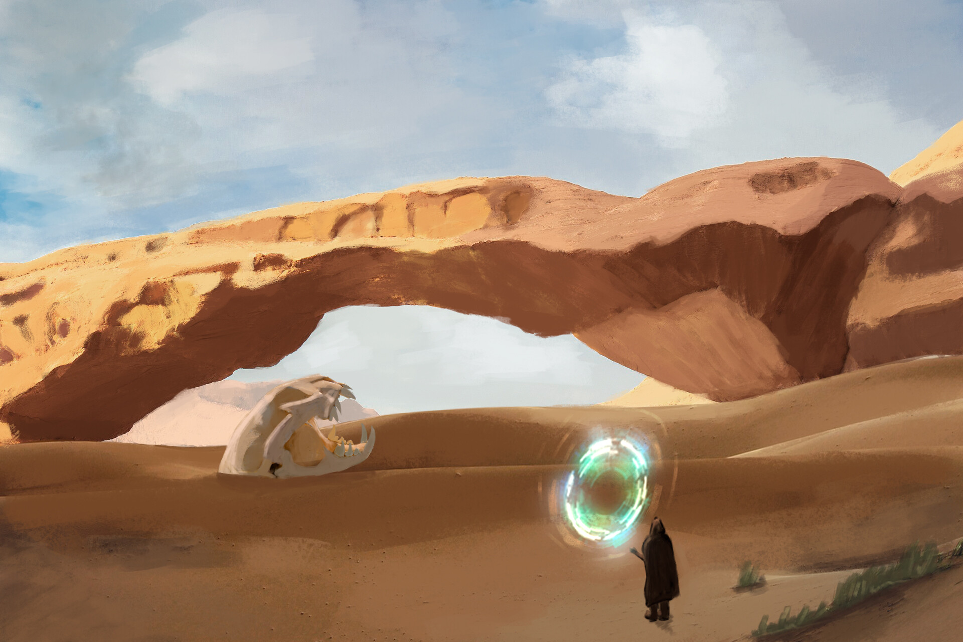 ArtStation - Desert Scene