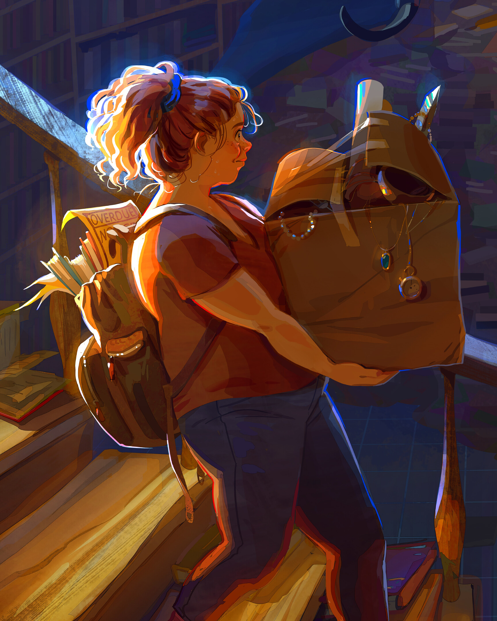 Devin Elle Kurtz - The Library Dragon