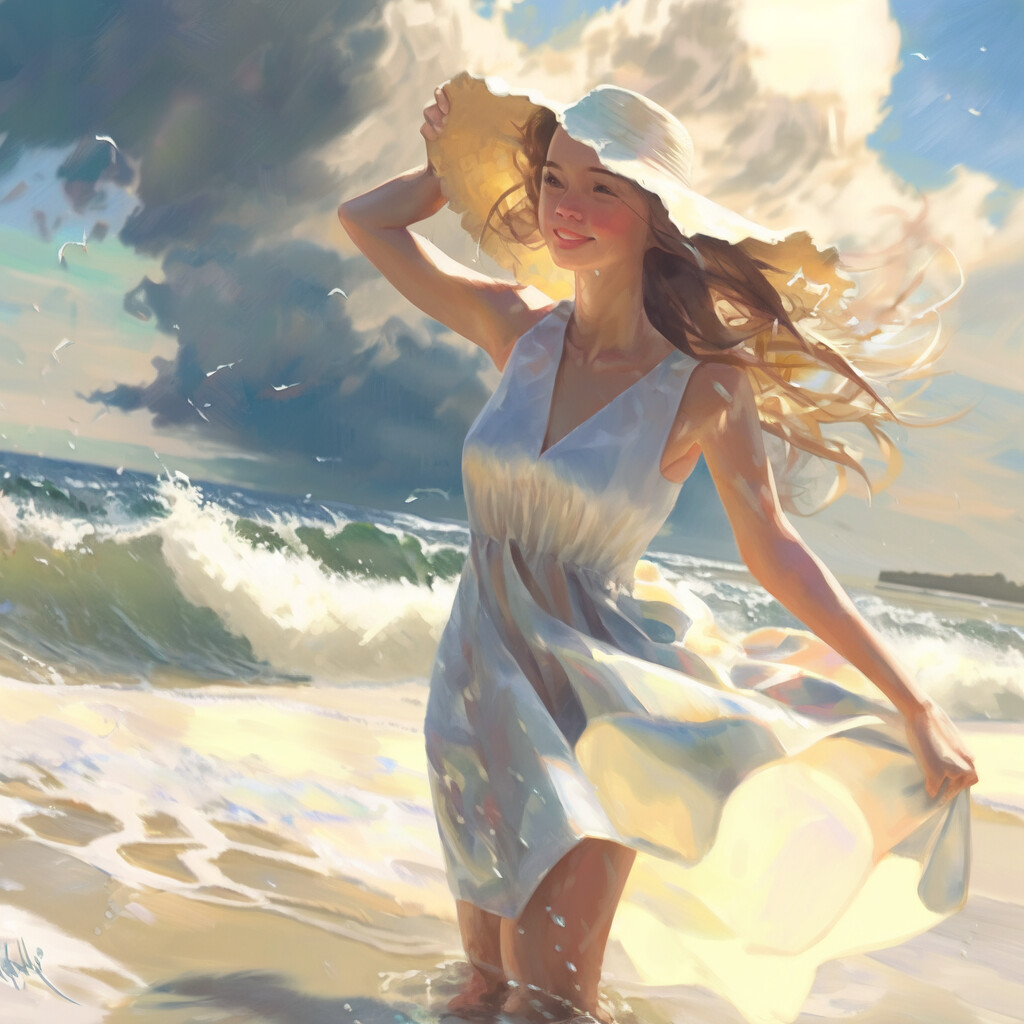 ArtStation - Sun girl