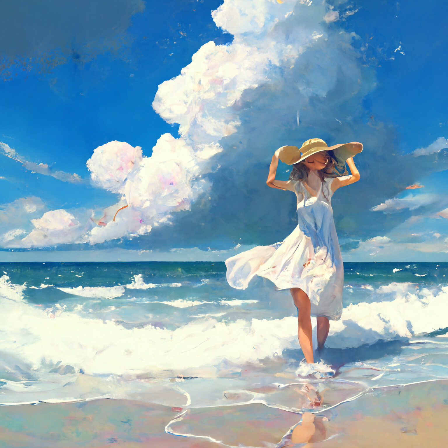 ArtStation - Sun girl 2