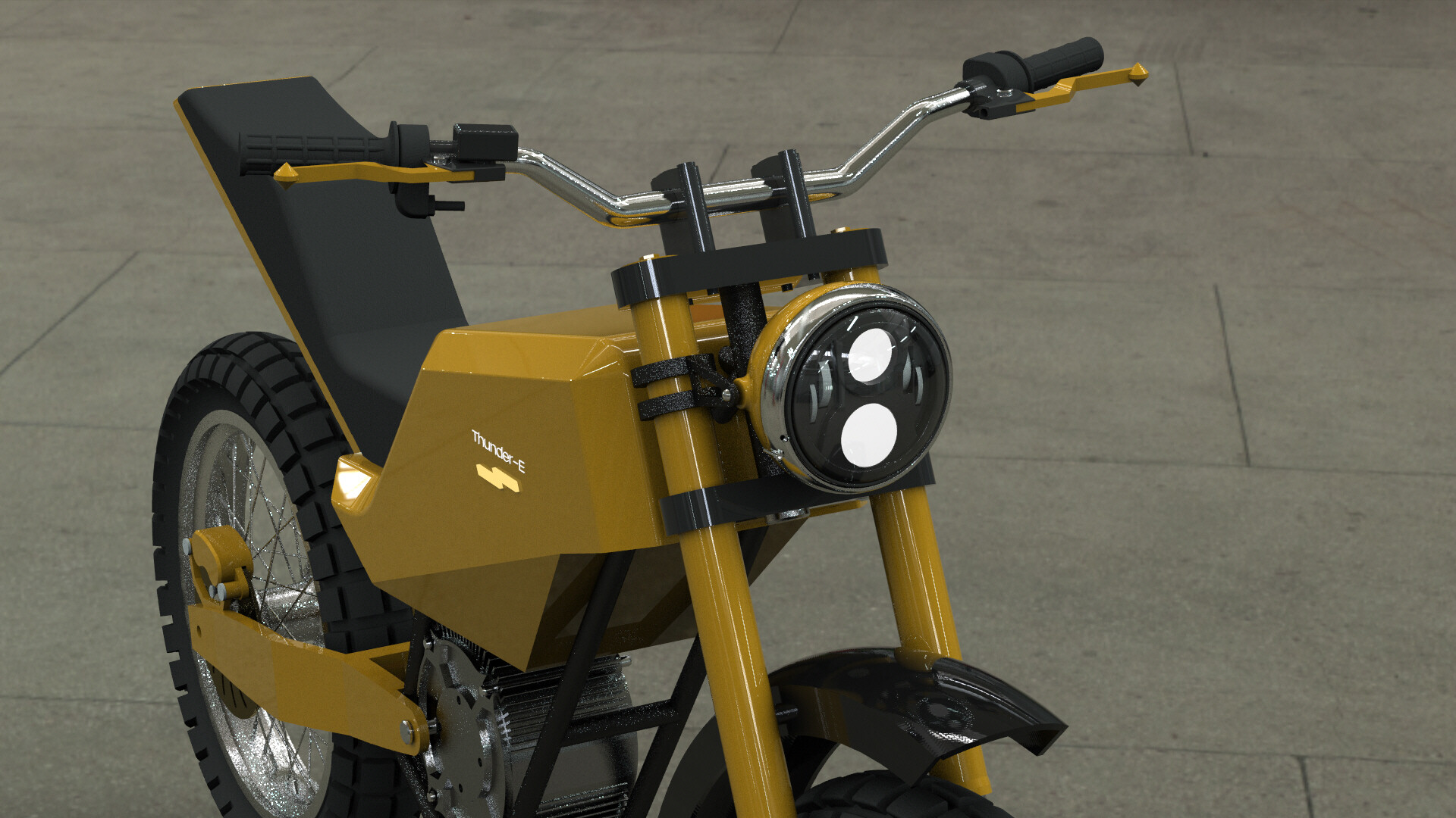 ArtStation - Thunder-E Bike Concept