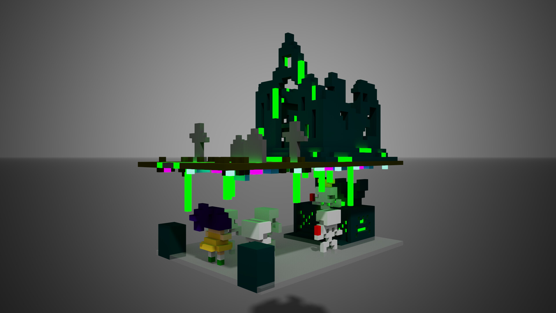 ArtStation - GRAVE (Magica Voxel)