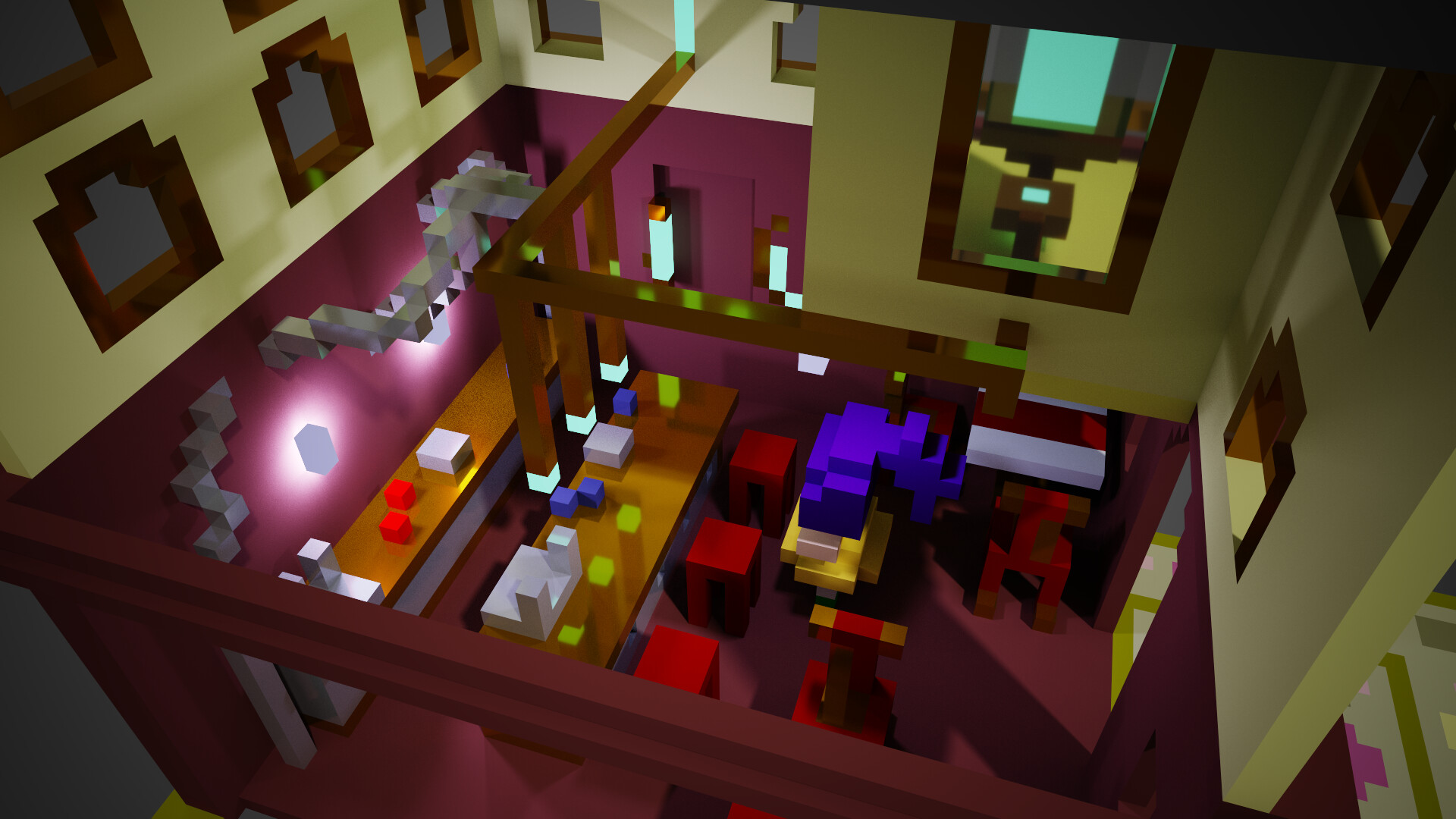 ArtStation - PILT : POV shots (Magica Voxel)