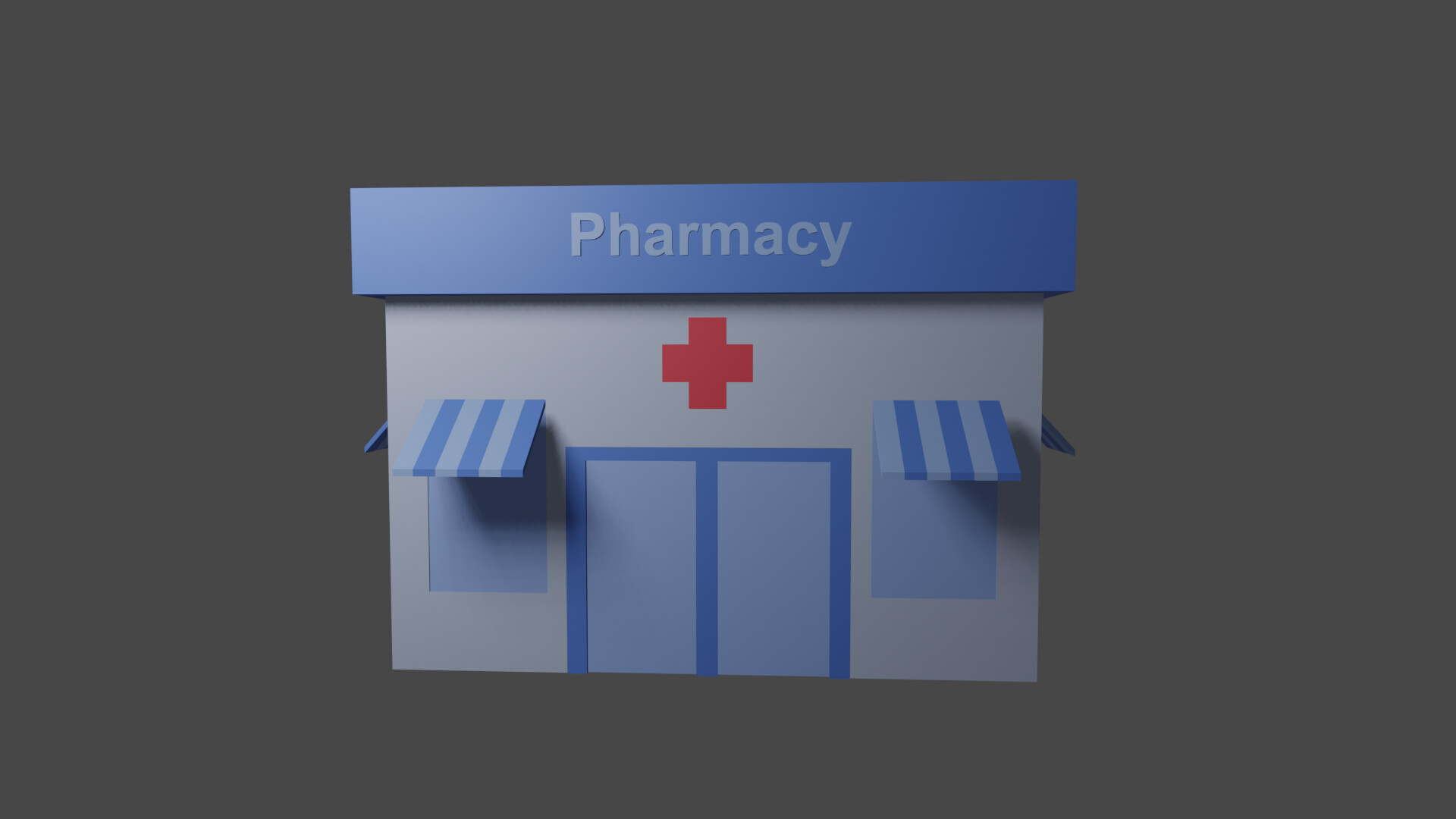 ArtStation - 3D model - Pharmacy