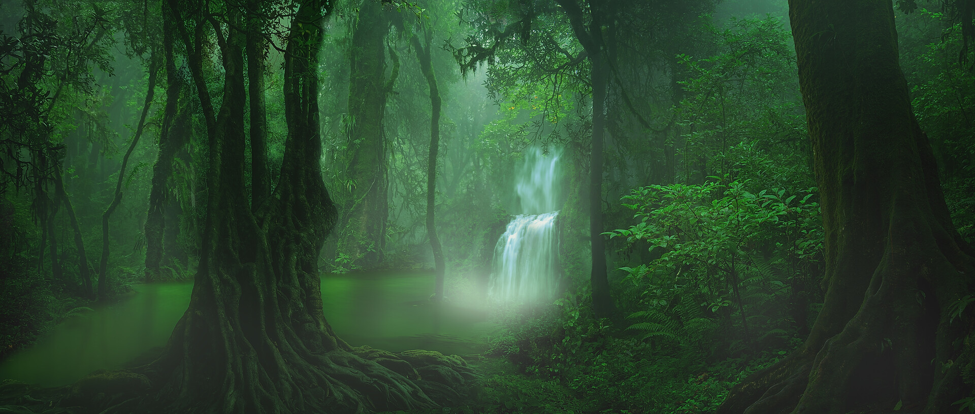 ArtStation - Jungle | Cinematic Shot | 2D Matte Painting