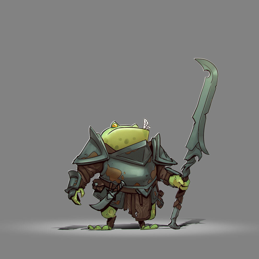 ArtStation - Frog knight
