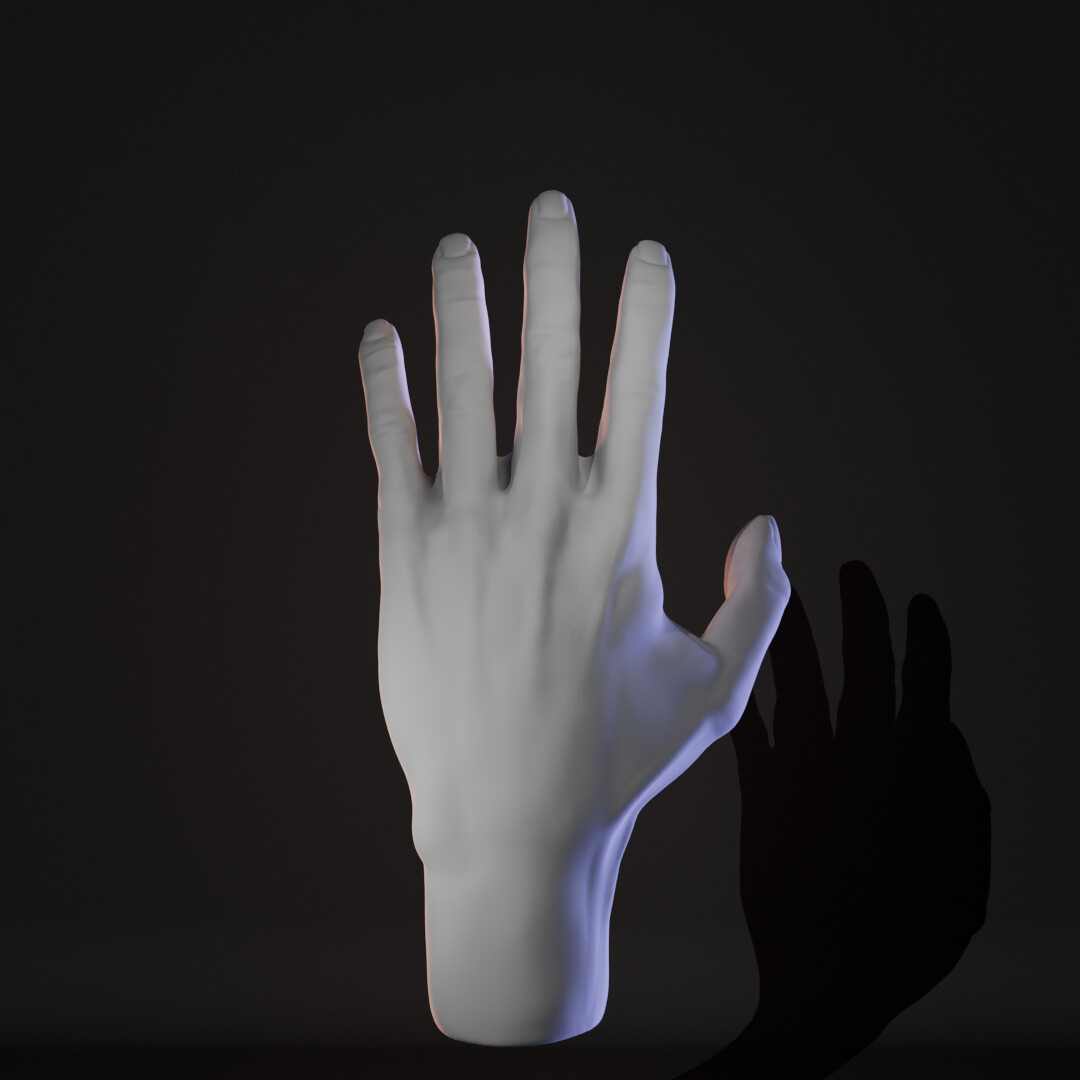 ArtStation - Sculpting Hand