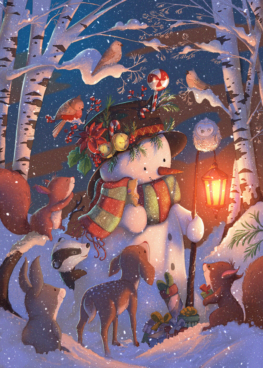 ArtStation - Woodland Snowman