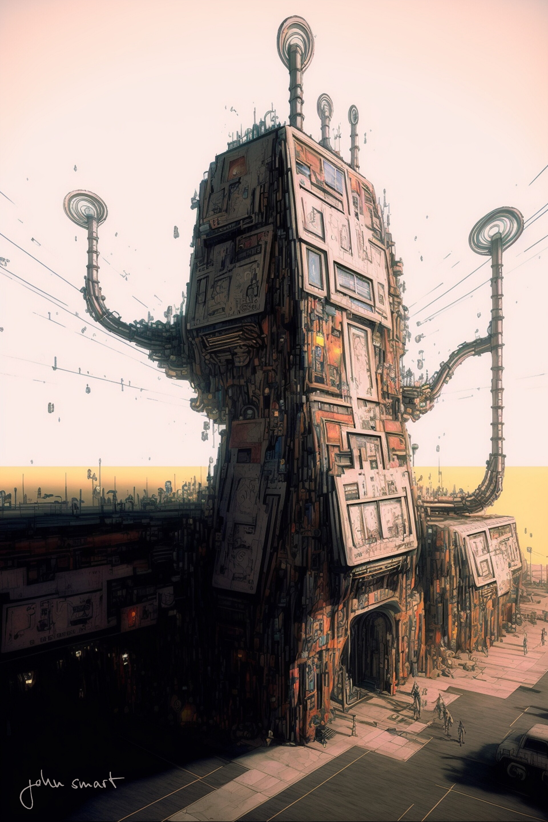 ArtStation - one of a hundred millions, john smart, midjourney_ai 2022