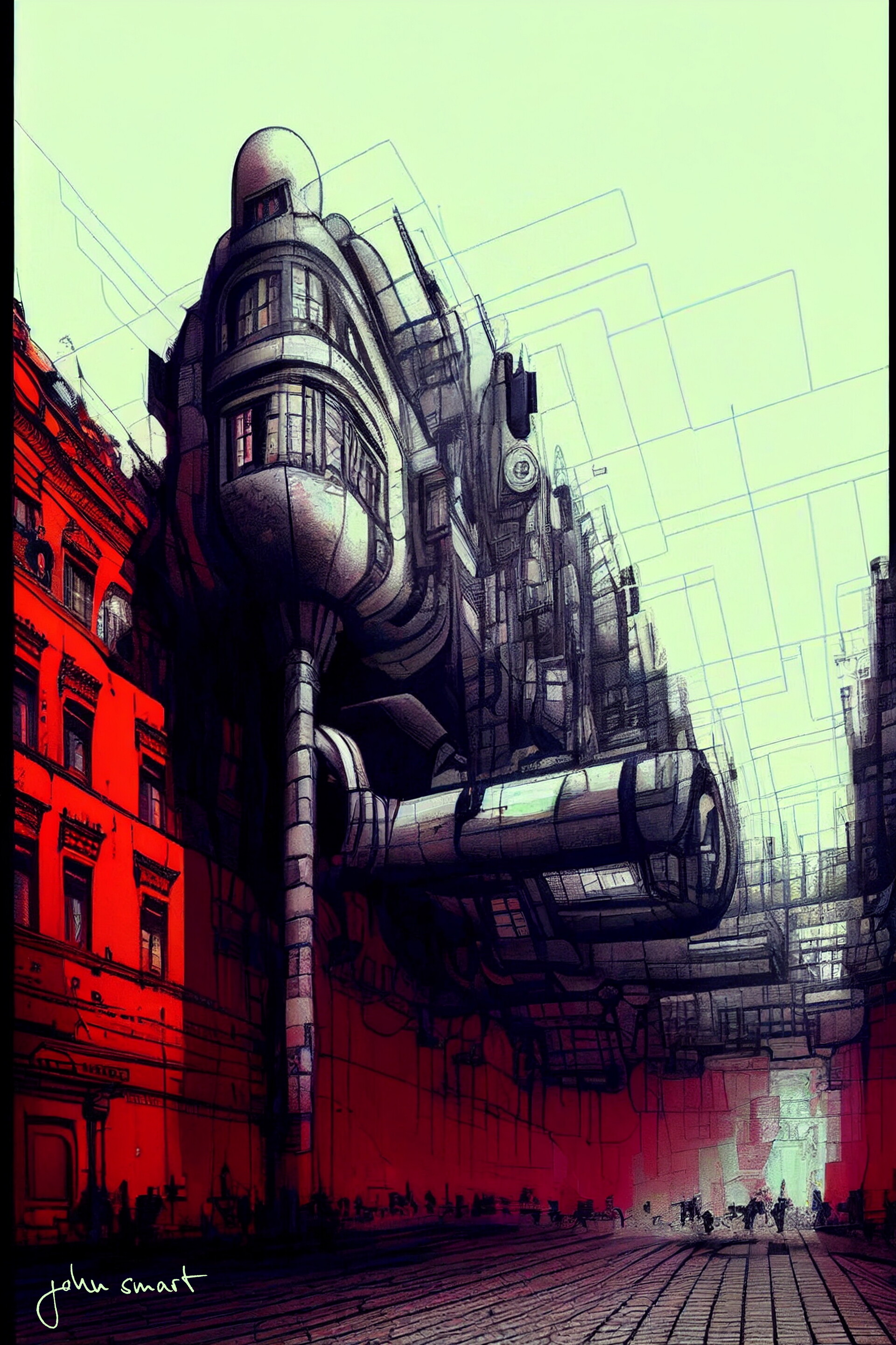 ArtStation - one of a hundred millions, john smart, midjourney_ai 2022