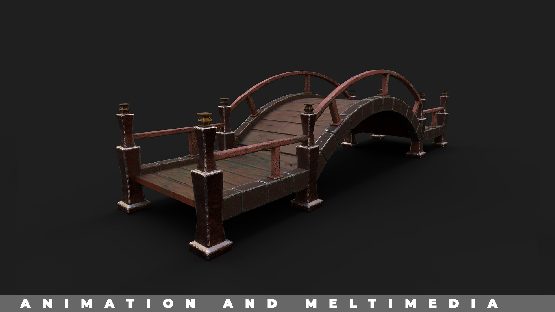ArtStation - River Bridge For Game Environment