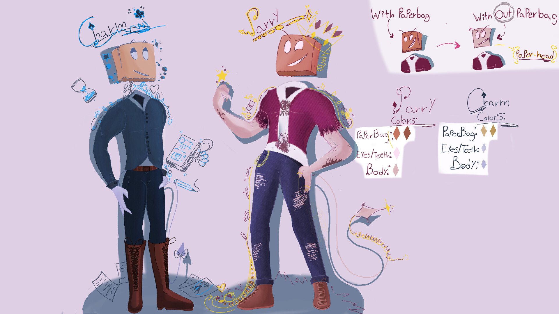 ArtStation - Charm and parry (desing)