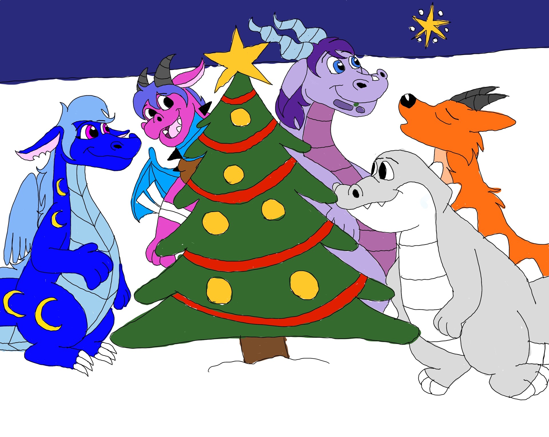 ArtStation - My characters Christmas