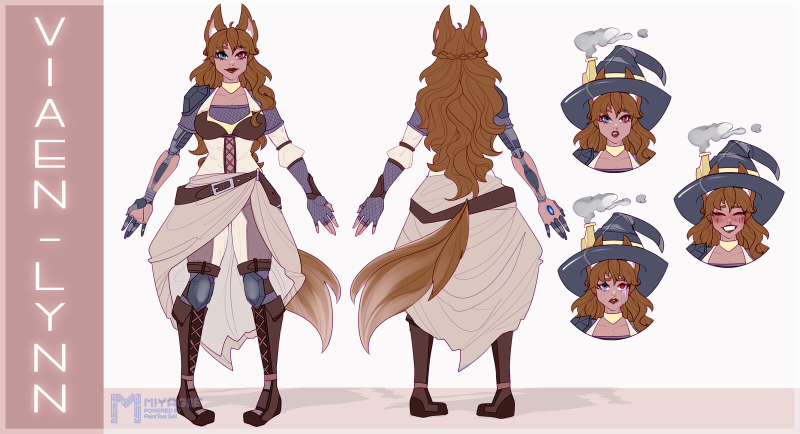 MIYAGIIE - Character sheet commission #4