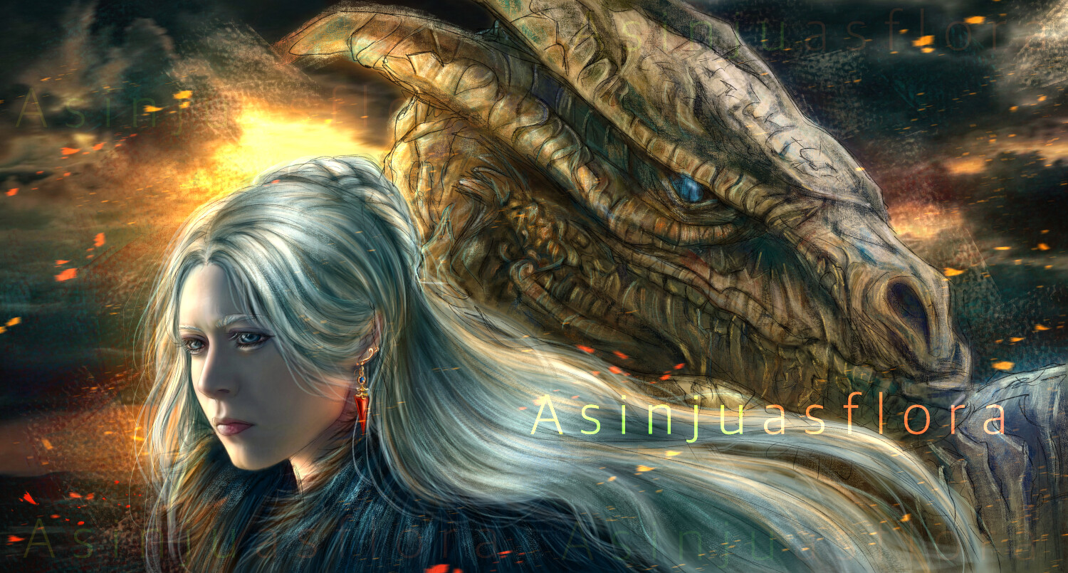 Asinjuasflora - Rhaenyra Targaryen-House of the Dragon