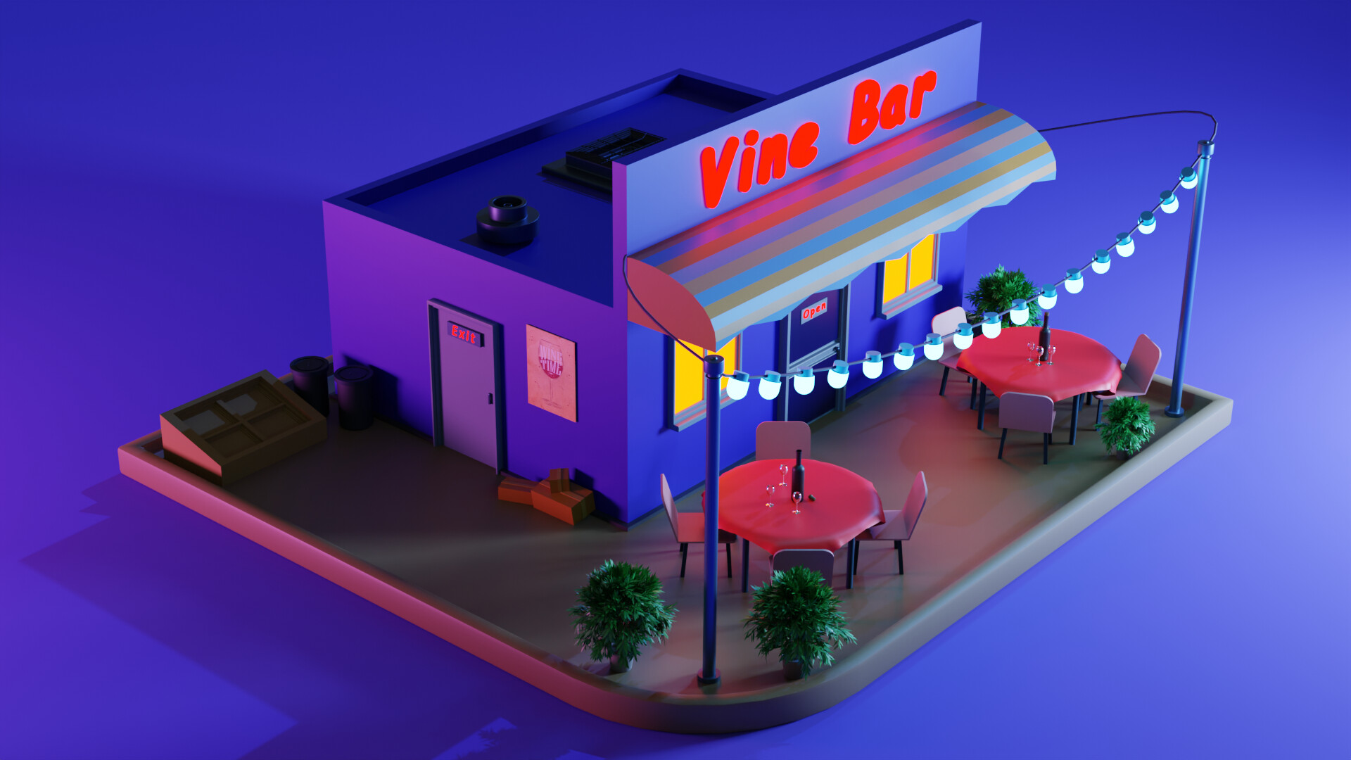 ArtStation - Cute bar