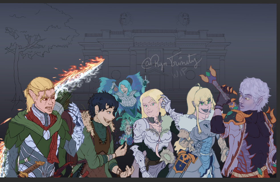 Ryn Trinity - The Six Heroes - Long-term Commission