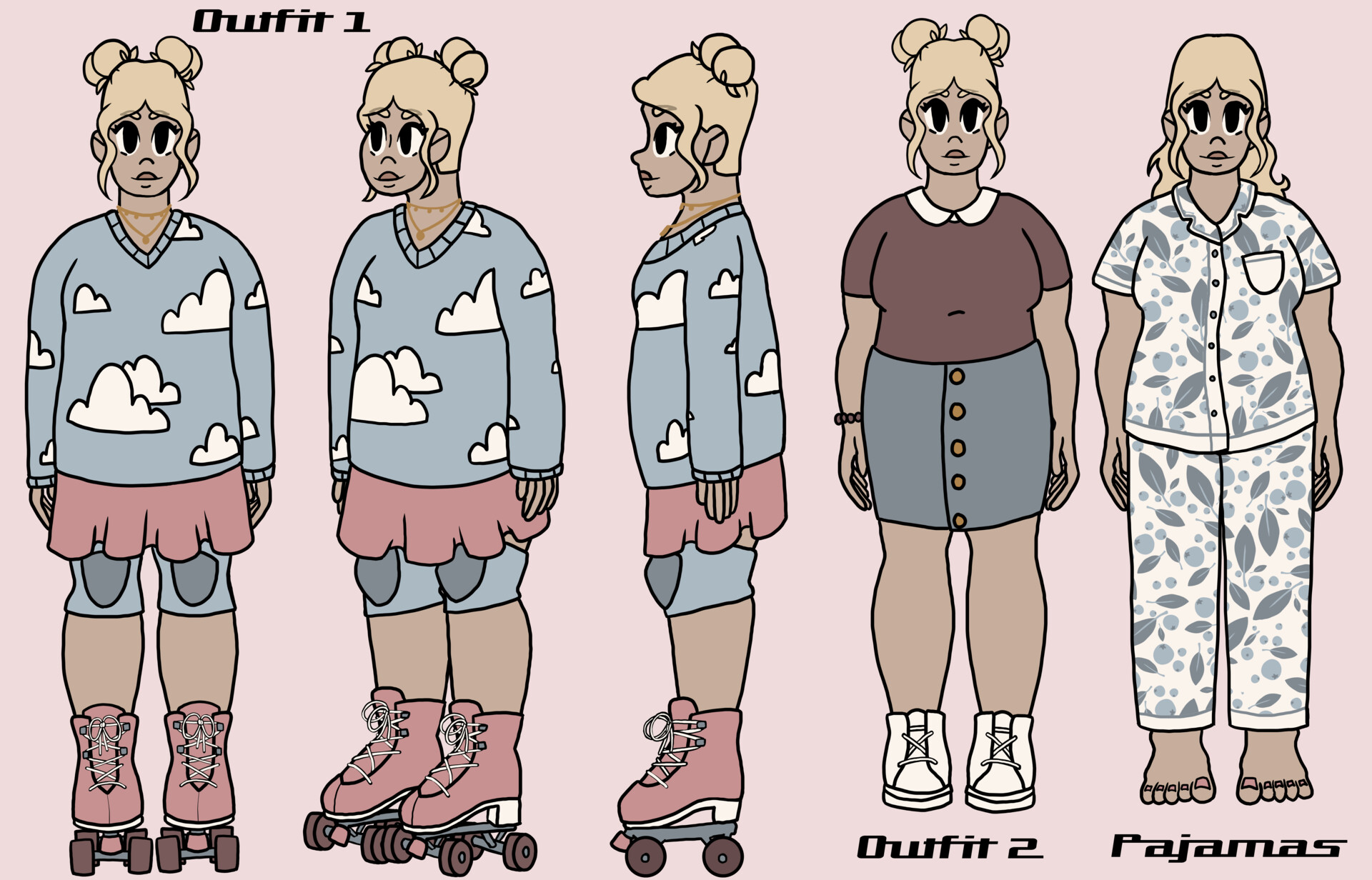 ArtStation - Comic Character Outfit Design Reference