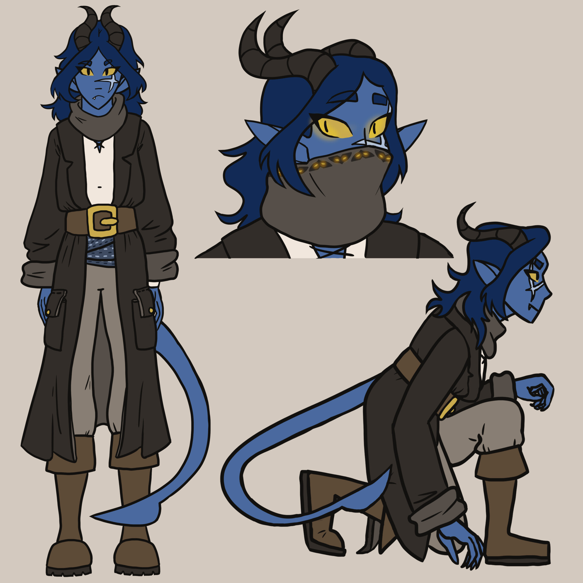 ArtStation - Fantasy Demon Thief Design