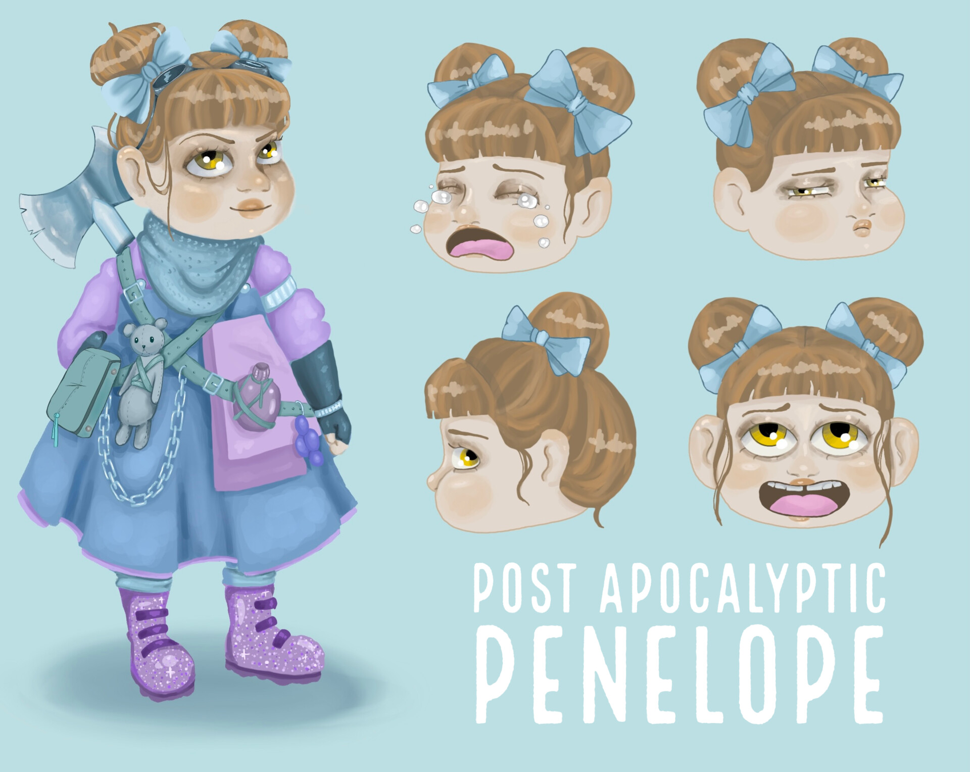 ArtStation - Post Apocalyptic Penelope