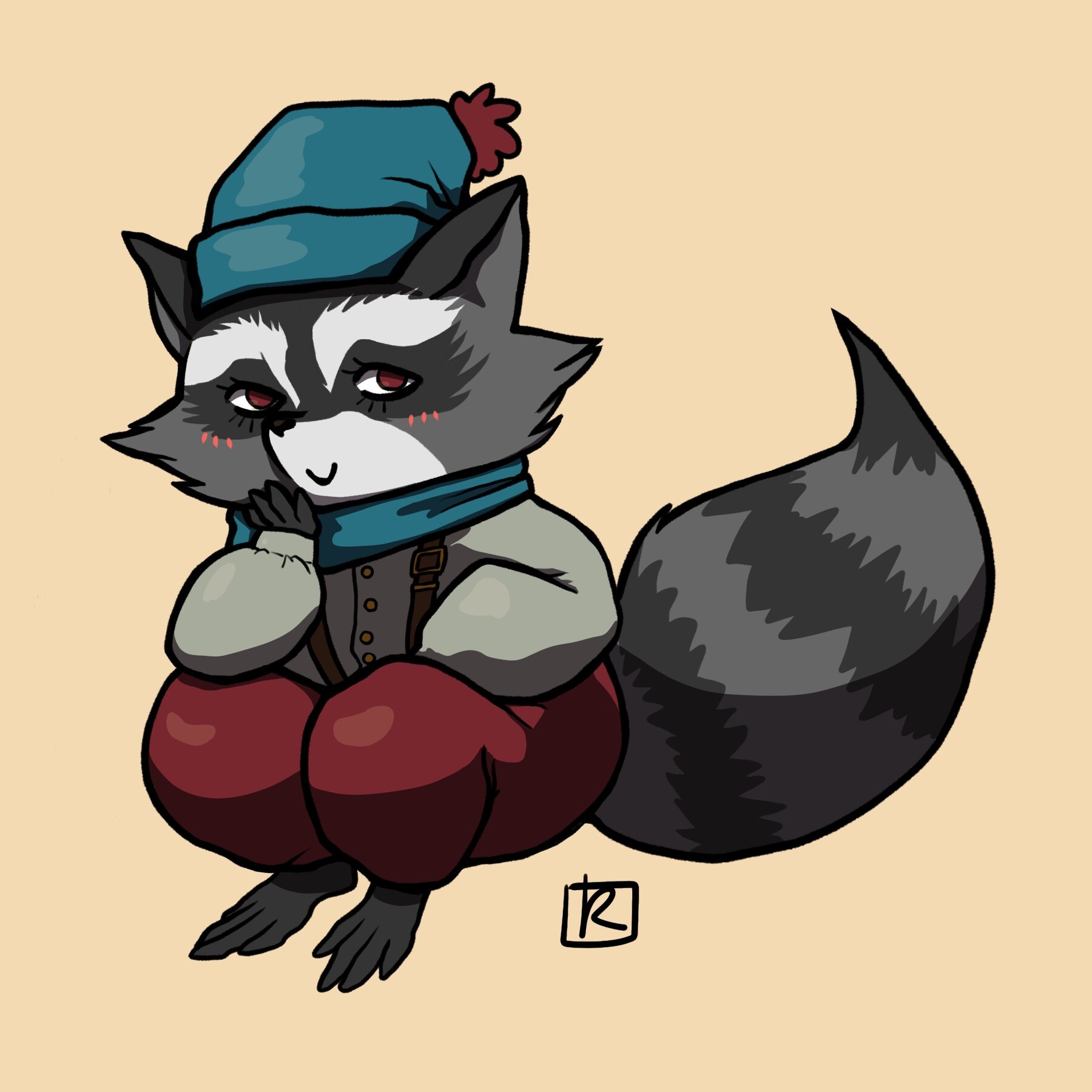 ArtStation - Mischievous Raccoon