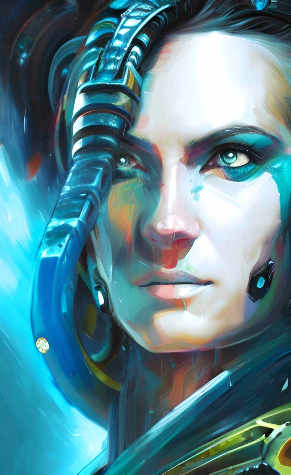 ArtStation - Cyberpunk Athena