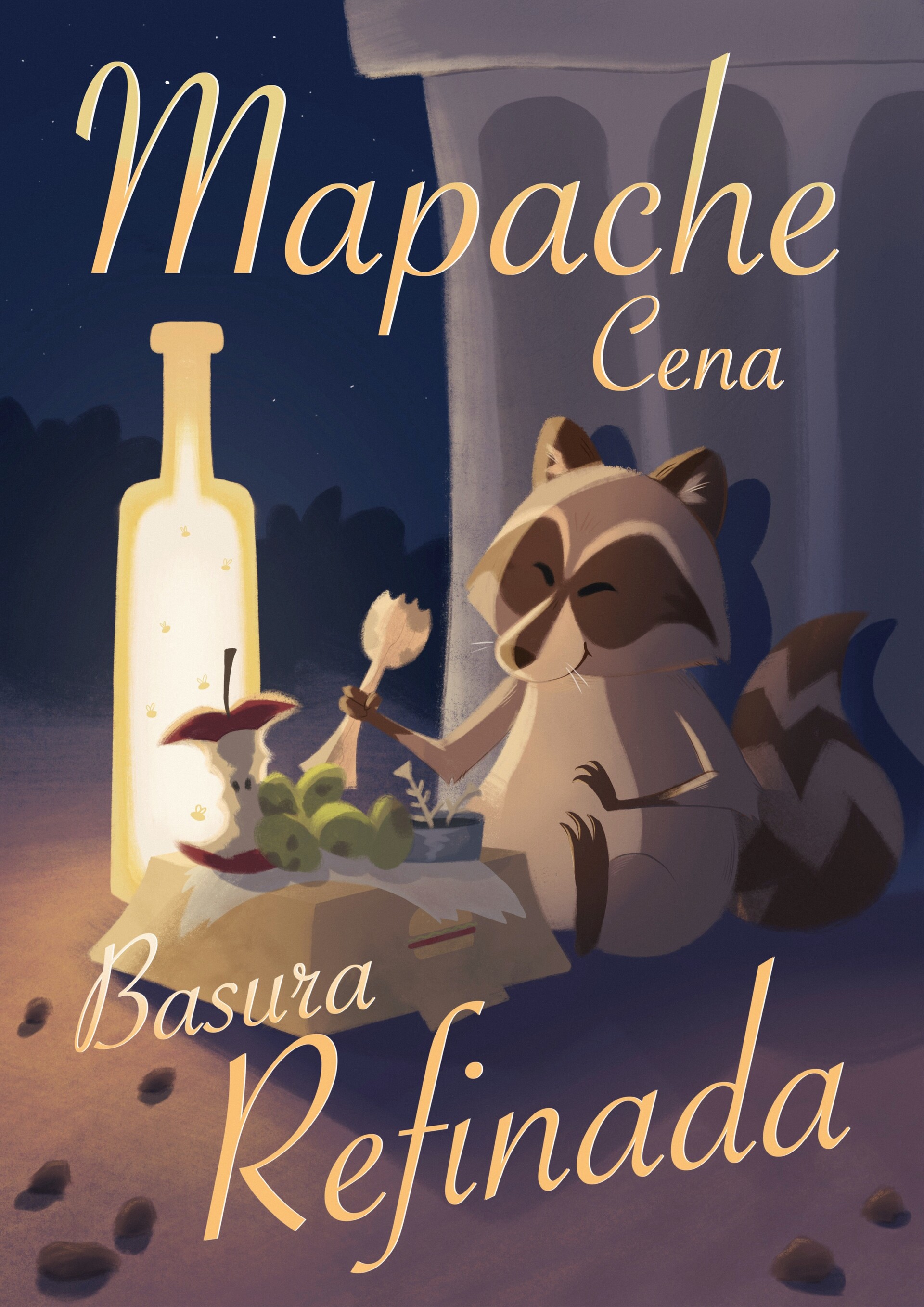ArtStation - Mapache cena basura refinada