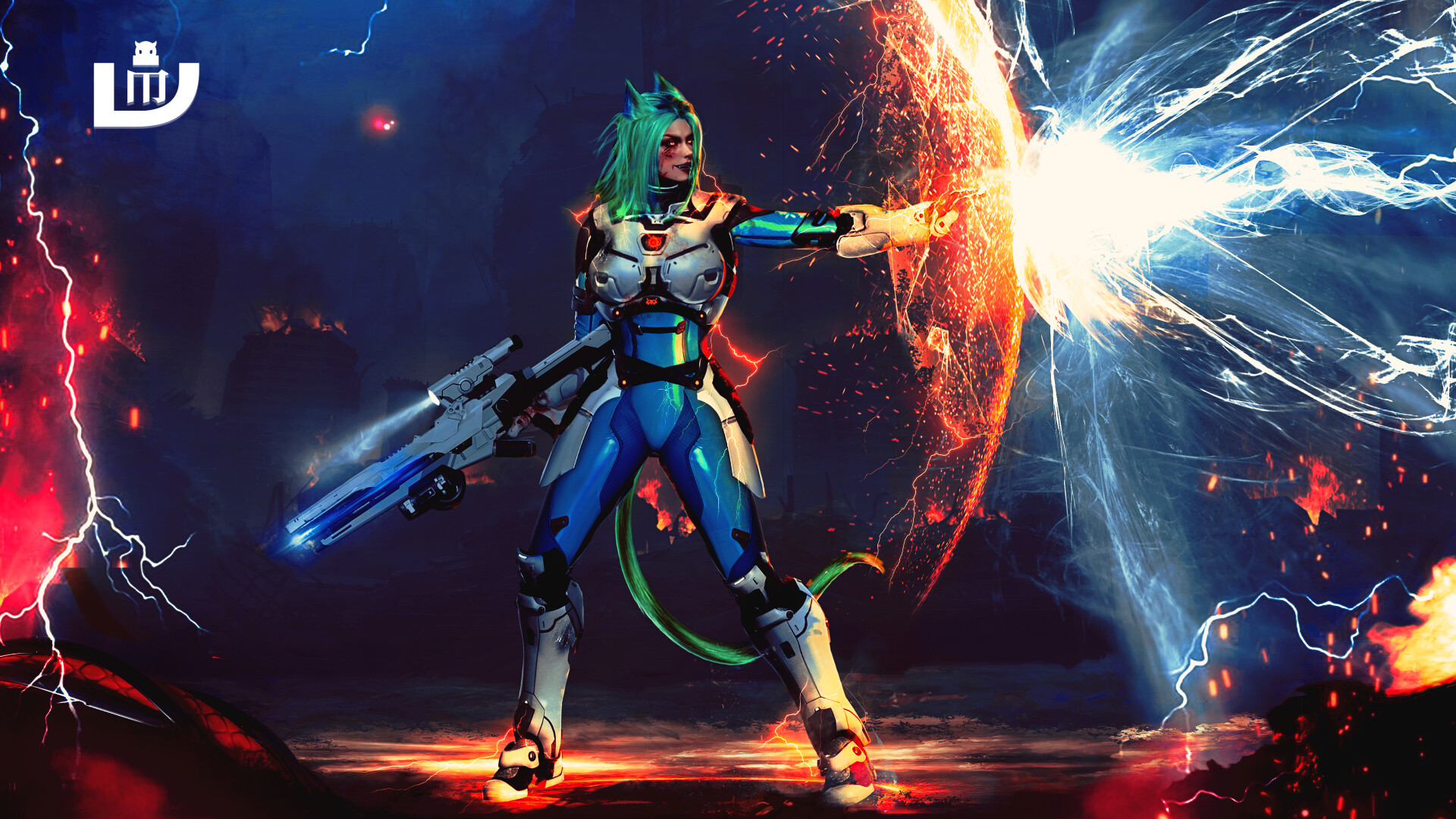 ArtStation - Cover art- new character -(space travel /visual novel )