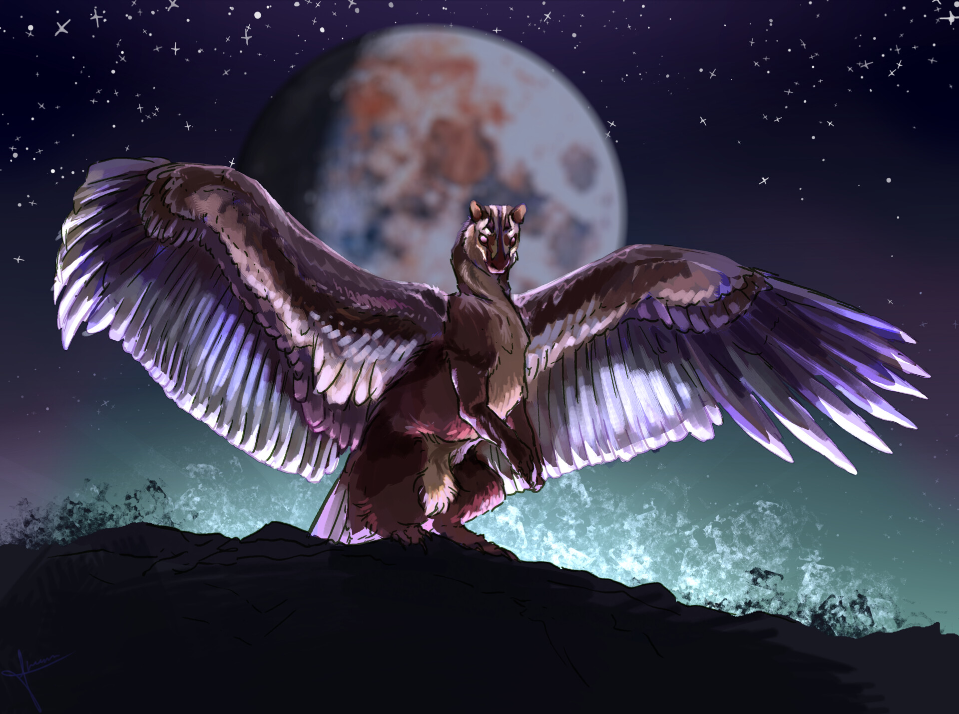 ArtStation - Winged creature