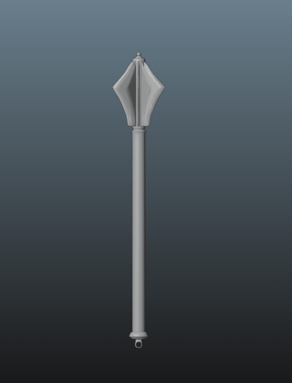 ArtStation - Quick mace (None textured/baked)