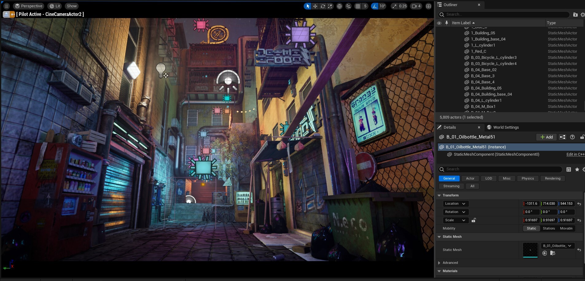 Leong Guan Ling - Stray_MidTown (Unreal Engine 5 Real Time Render)