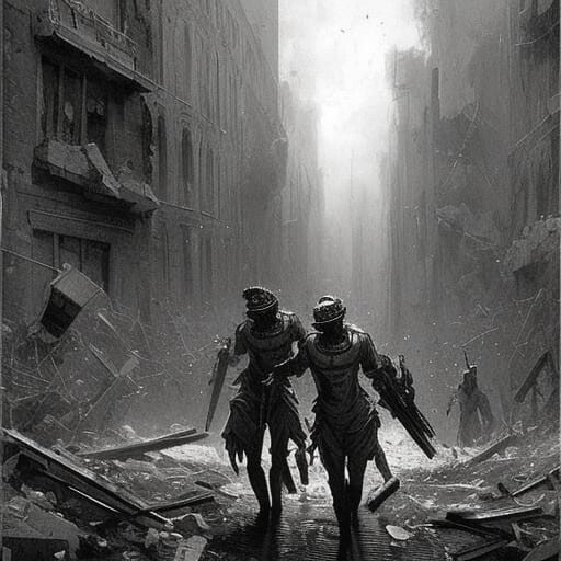 ArtStation - Days after the invasion