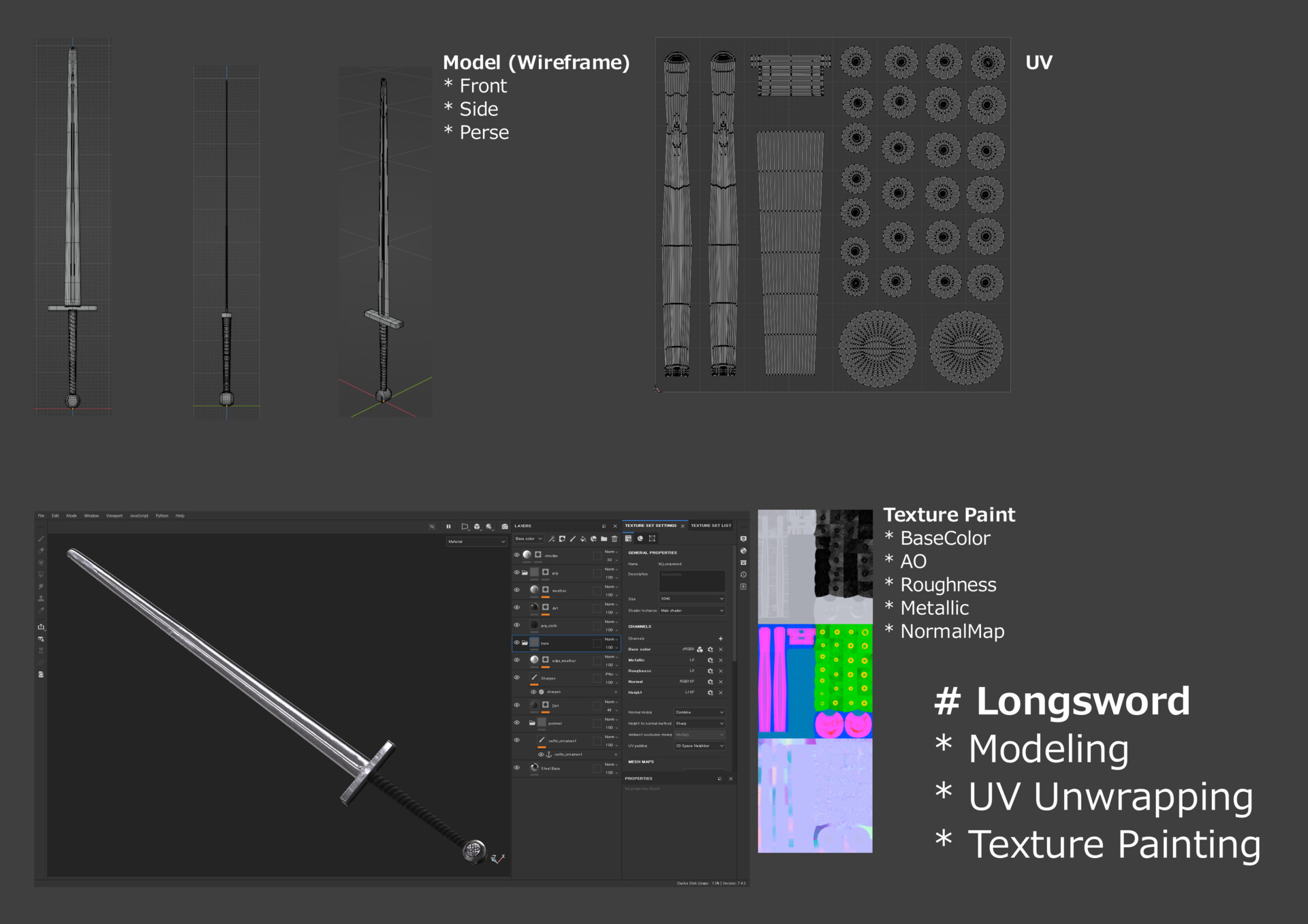 k_miya - Medieval Style Swords (For Sale on Unreal Engine Marketplace)